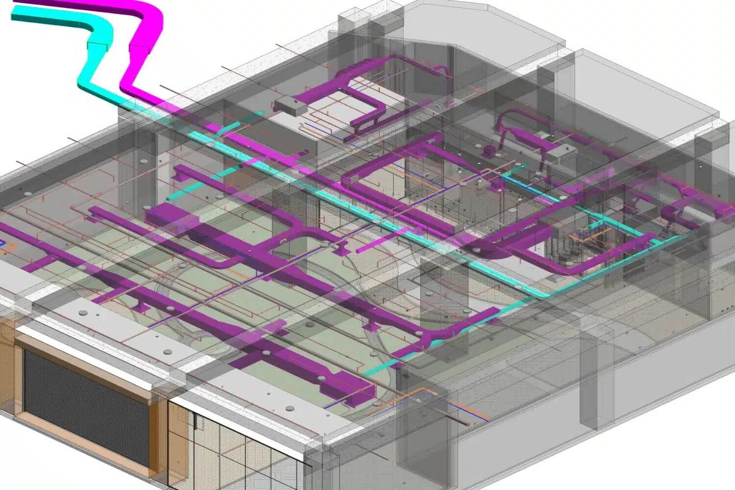 MEP BIM Modeling Services - Revit MEPs Model - Cresire