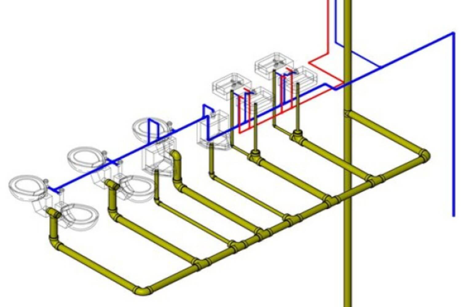 Plumbing BIM Services - Plumbing Model Creation